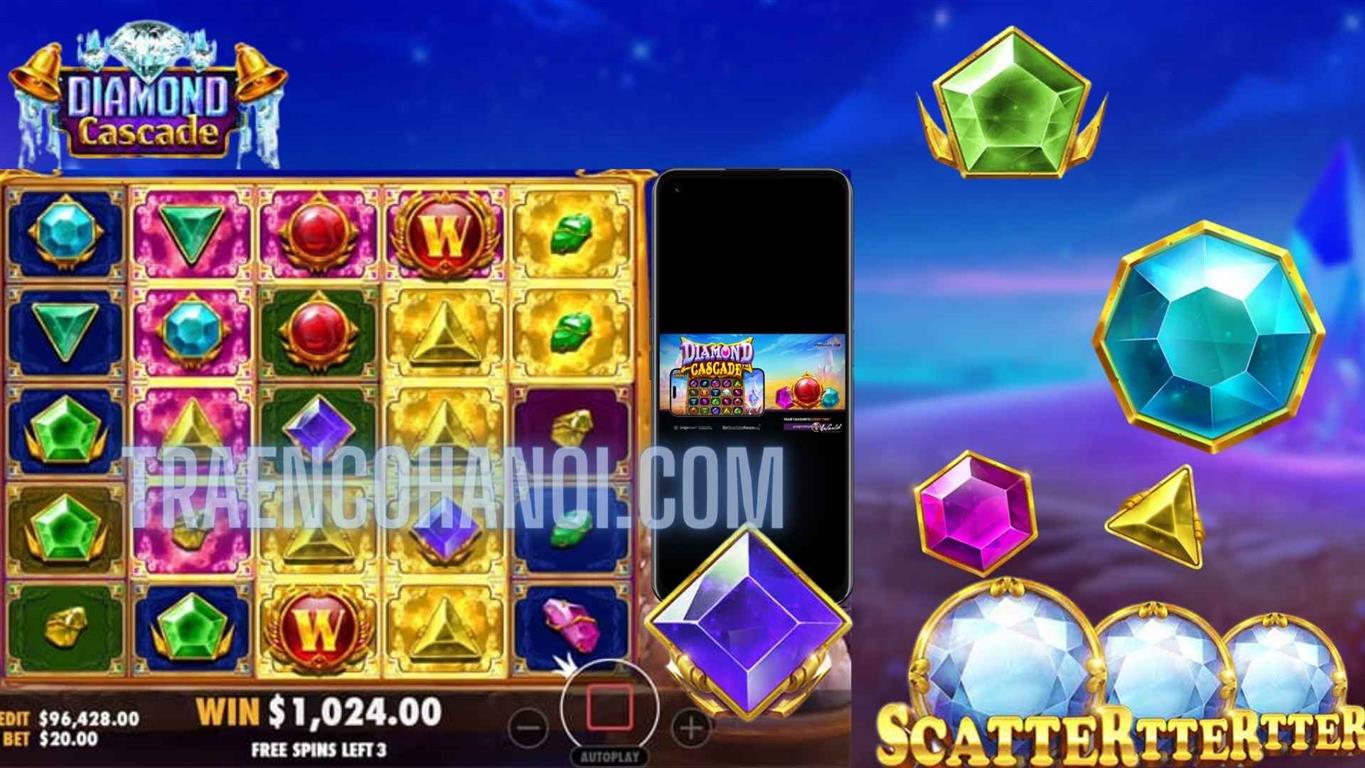 Diamond Cascade: The Glistening Gem of the Gaming World - TRAENCOHANOI